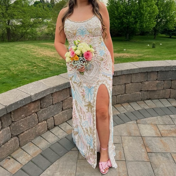 Primavera Couture | Dresses | Primavera Beaded Prom Dress Primavera ...